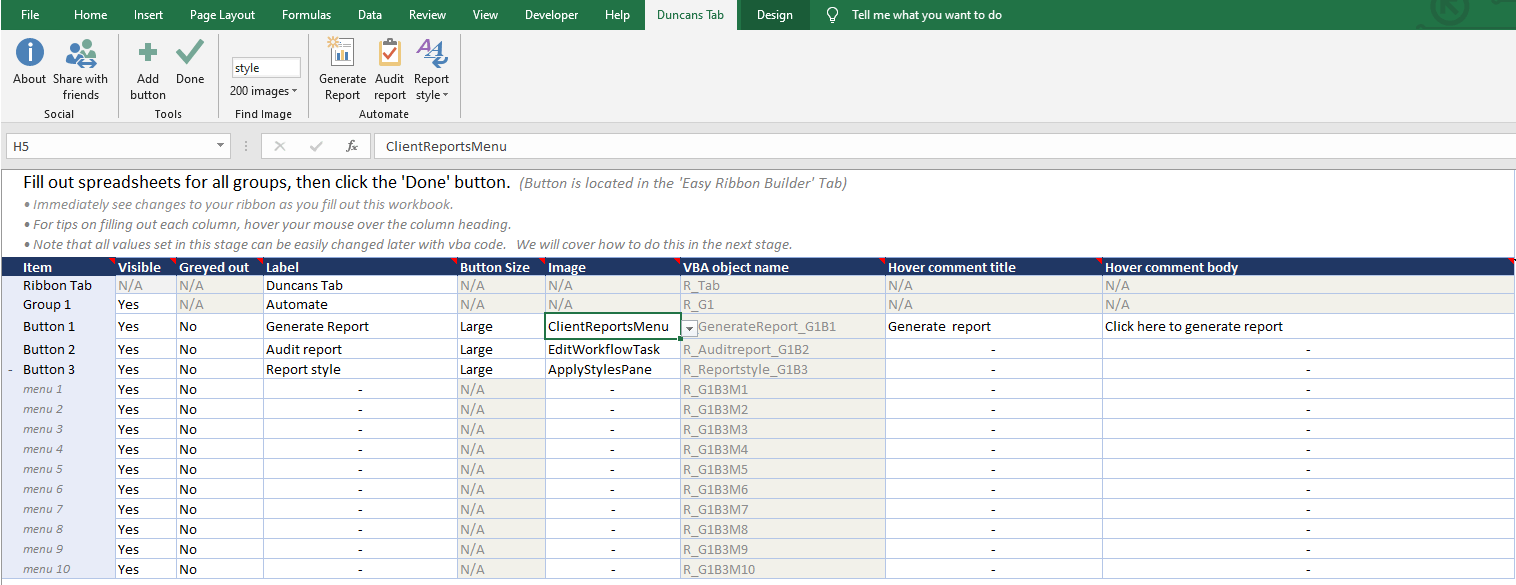 Automation Tools » The Spreadsheet Page