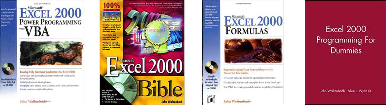 Books by John Walkenbach » The Spreadsheet Page