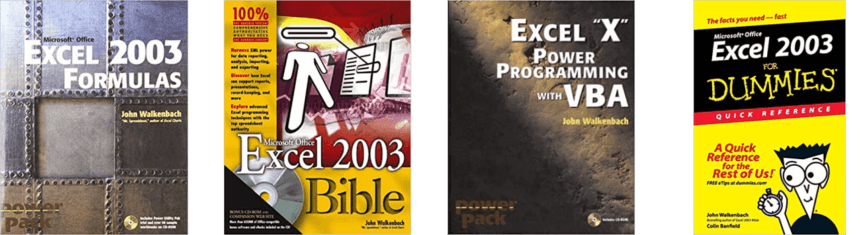 Books by John Walkenbach » The Spreadsheet Page