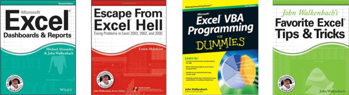 Books by John Walkenbach » The Spreadsheet Page