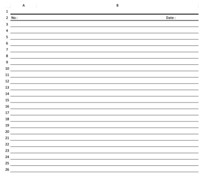Printable Lined Paper » The Spreadsheet Page